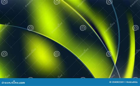 Green And Black Background Vector Image Stock Illustration