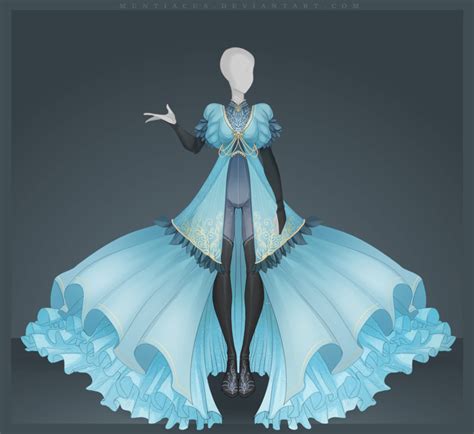 [open] Outfit Adopt 9 Auction By Muntiacus Queen Outfits Anime