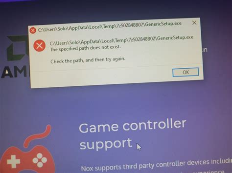 the specified path does not exist microsoft community