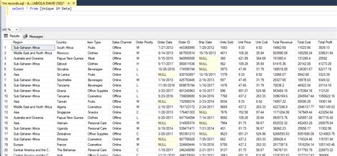 how to delete null records in multiple columns in sql