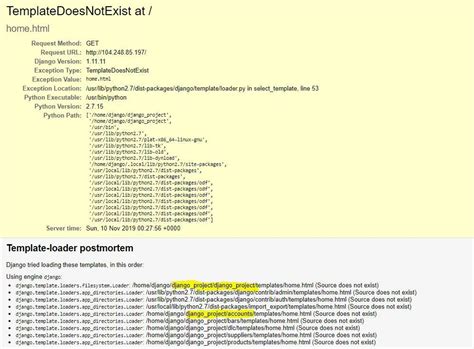 trouble understanding django error django