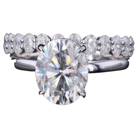 Customizable Oval Cut Sakura Pink Diamonds Engagement Ring 18k Gold