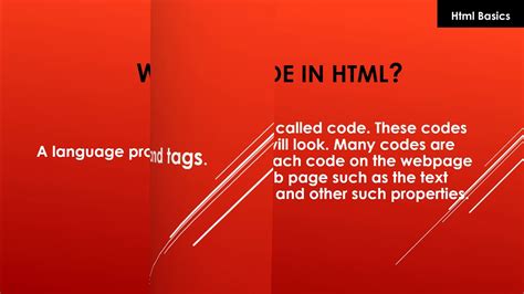 html basics part 1 difference between html and