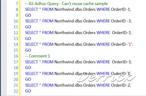 德瑞克：sql server 學習筆記 [sql server] ad hoc query and reuse 重複使用