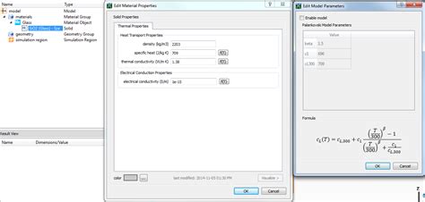 creating and modifying thermal materials from a script ansys optics
