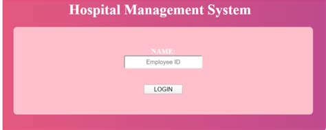 hospital management system in php css javascript and mysql free