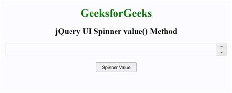 jquery ui spinner value méthode stacklima