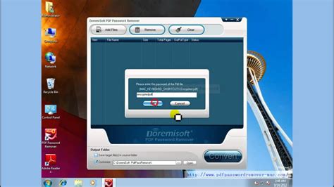 how to remove encryption from a pdf file youtube