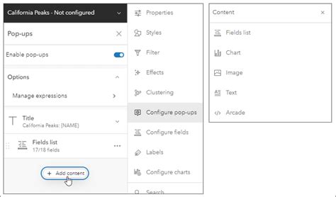 pop ups text element essentials