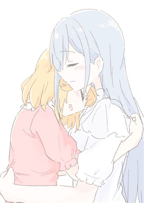 Safebooru 2girls Anisphia Wynn Palettia Blonde Hair Blush Closed Eyes