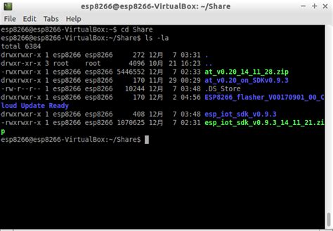 mounting shared folder in virtualbox on os x for esp8266