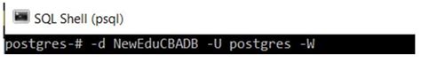 postgresql commands list of postgresql commands with examples