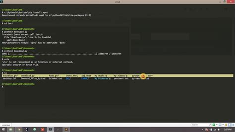 python [ donwload files using python3 and wget module ] youtube