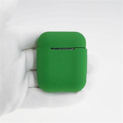 Airpods 1・2 シリコンケース マスタードグリーン [120]の通販 By ハムハム＠日曜祝日は発送お休み｜ラクマ