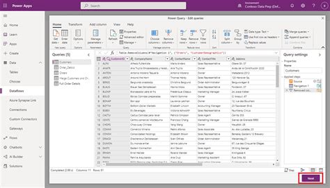 dataflows in solutions power query microsoft learn