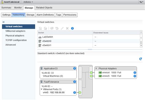 use vmware powercli to configure a standard vswitch