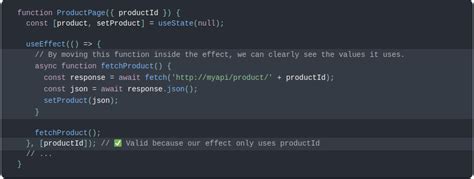 the setstate furnction from usestate should be in the dependency array