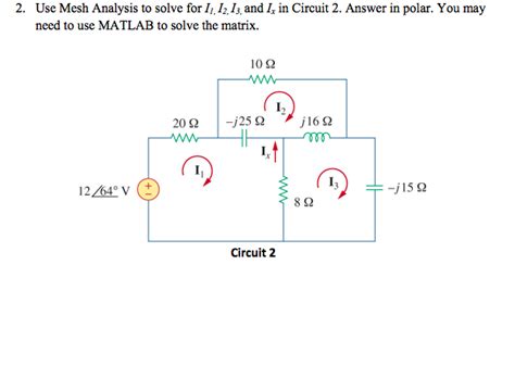 solved use mesh analysis to solve for i 1 i 2 i 3 and i 4