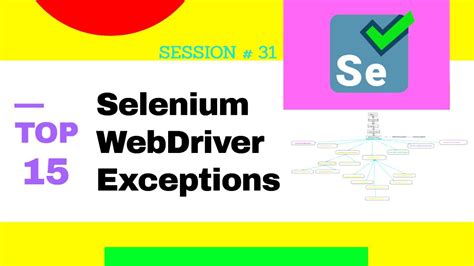 top 15 common selenium webdriver exceptions when exceptions occurs
