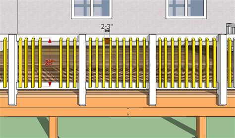 Building Deck Railings Howtospecialist How To Build Step By Step