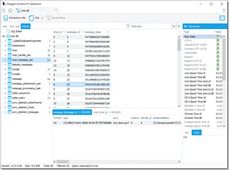 work with sqlite databases in the new file viewer oxygen forensics inc