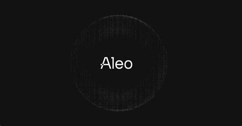 Overview Of Privacy Blockchains And Deep Dive Of Aleo Equilibrium Labs