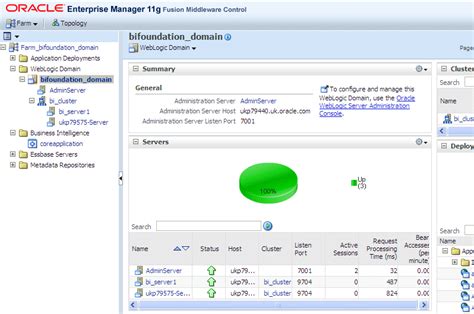 managing oracle business intelligence