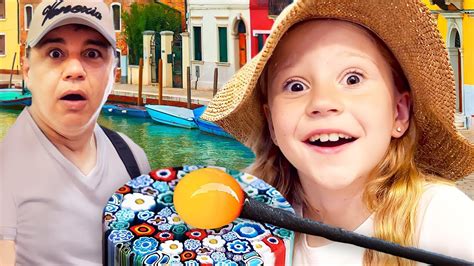 Nastya And Dad Travel Around Italy On Summer Vacation Youtube
