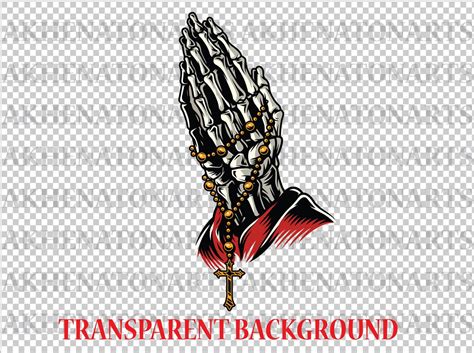 Praying Skeleton Hand Svg Skeleton Hand Clipart Praying Etsy