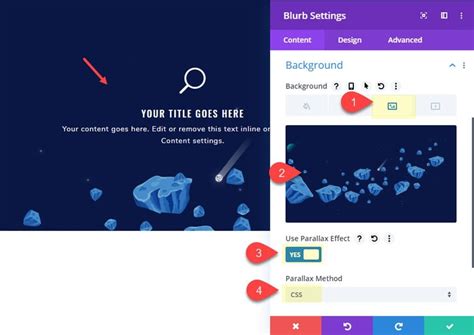 how to combine hover effects with css parallax backgrounds in divi