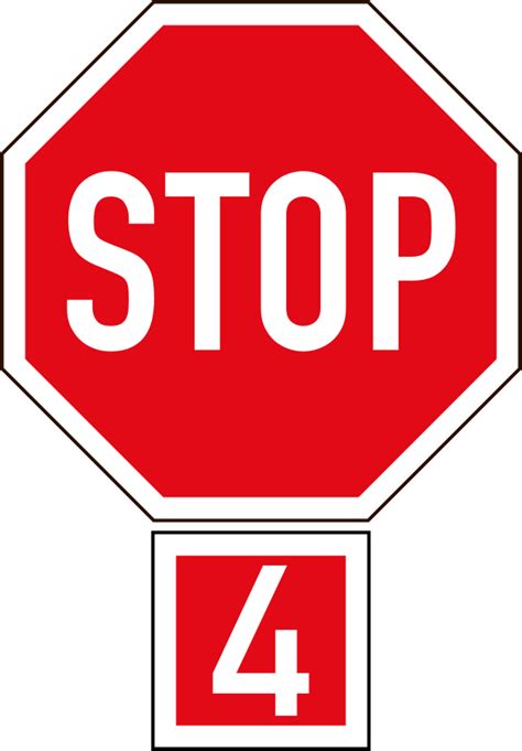 4 Way Stop Sign Four Way Stop Sign South Africa Clipart Full Size