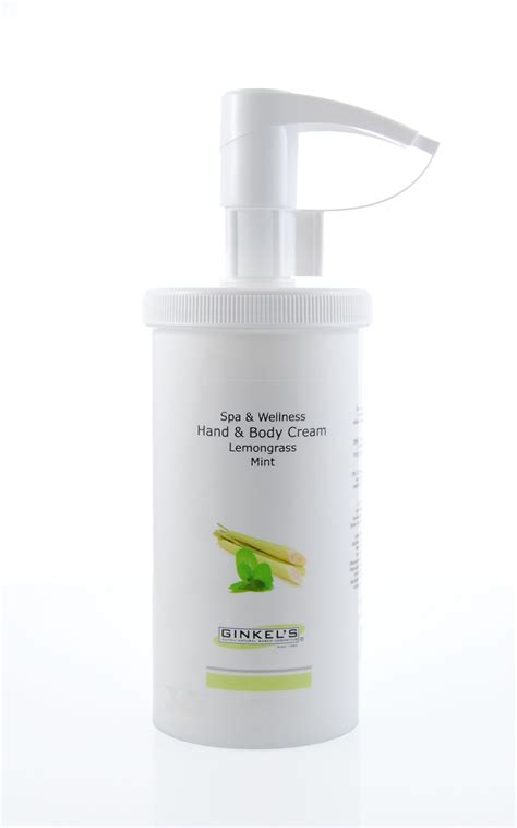 Hand And Body Cream Lemongrass And Mint 500 Ml Ginkels Cosmetics