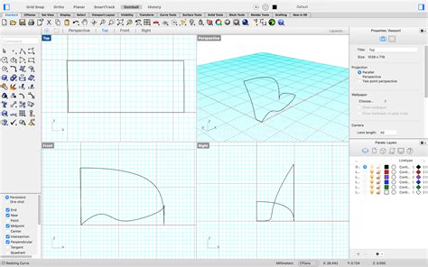 surface from curves materiability