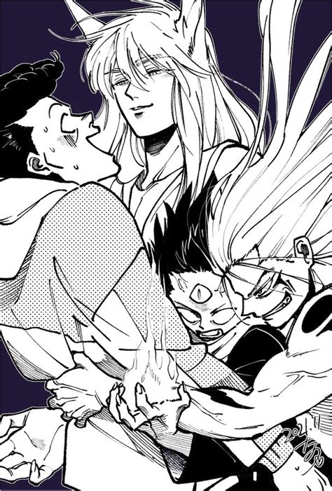 Hiei Urameshi Yusuke Kuwabara Kazuma And Youko Kurama Yu Yu Hakusho