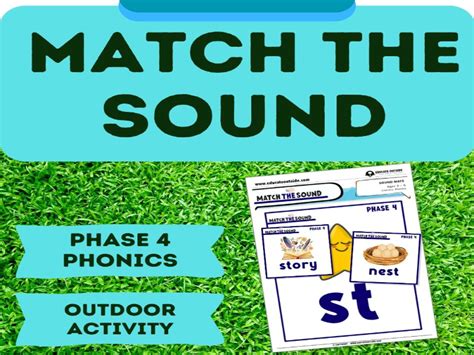 Match The Sound Phase 4 Phonics Activity Teaching Resources