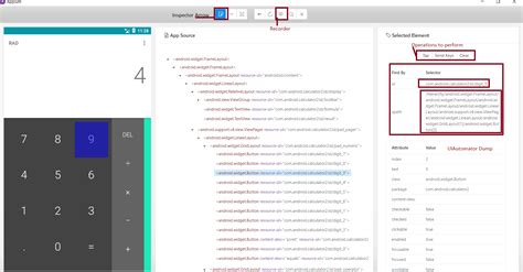 [code example] how to verify xpath in real android device using