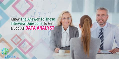 common interview questions and answers for data analysts