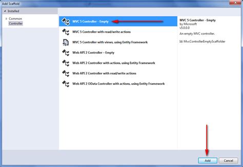 how to create new controller in mvc c