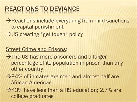 Ppt Chapter 8 Deviance And Social Control Powerpoint Presentation