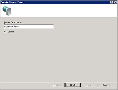define and configure an application request routing server farm
