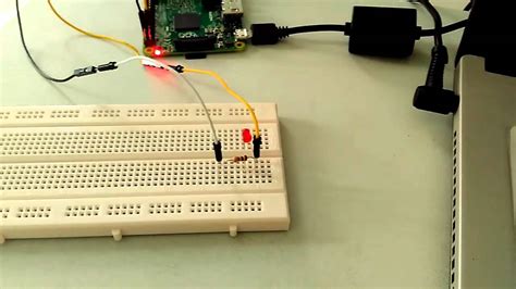 raspberry pi 2 gpio led youtube