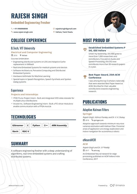 How To Write A Resume For Freshers 2022 At How To