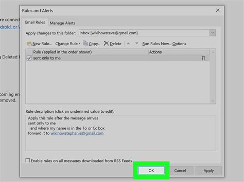 how to automatically redirect incoming messages to another e mail account