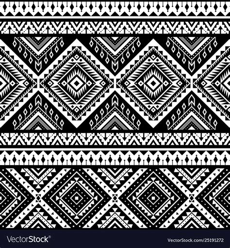 Aztec Seamless Pattern Royalty Free Vector Image