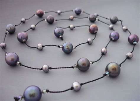 Hand Knotted Freshwater Culture Pearl Necklace By Mishel Designs