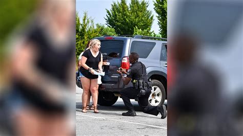 Surprise Of Her Life Police Officer Pulls Girlfriend Over In Traffic