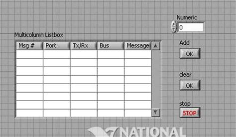 solved how to add rows in the multicolumn listbox ni community