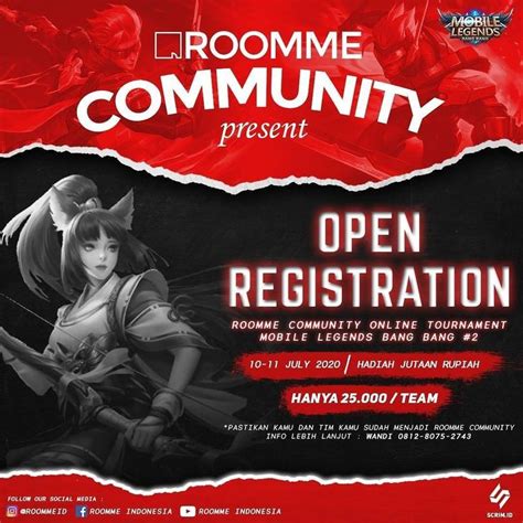 Download Contoh Poster Turnamen Mobile Legends Ml Psd