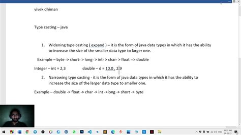type casting in java type casting in java example type casting in