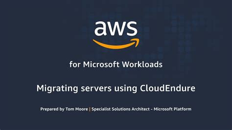 migrating servers to aws using cloudendure migration youtube